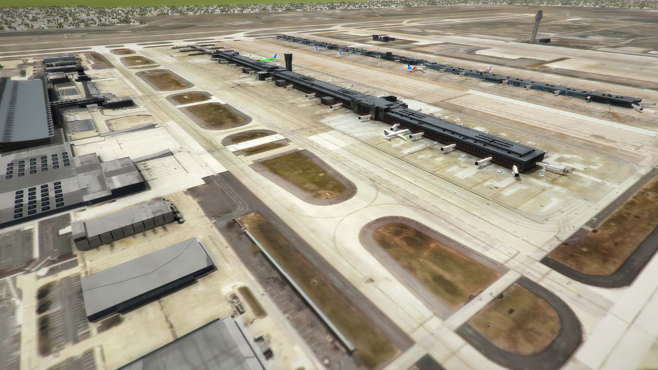 Washington Dulles International (KIAD) Expansion for Tower! 3D by feelthere