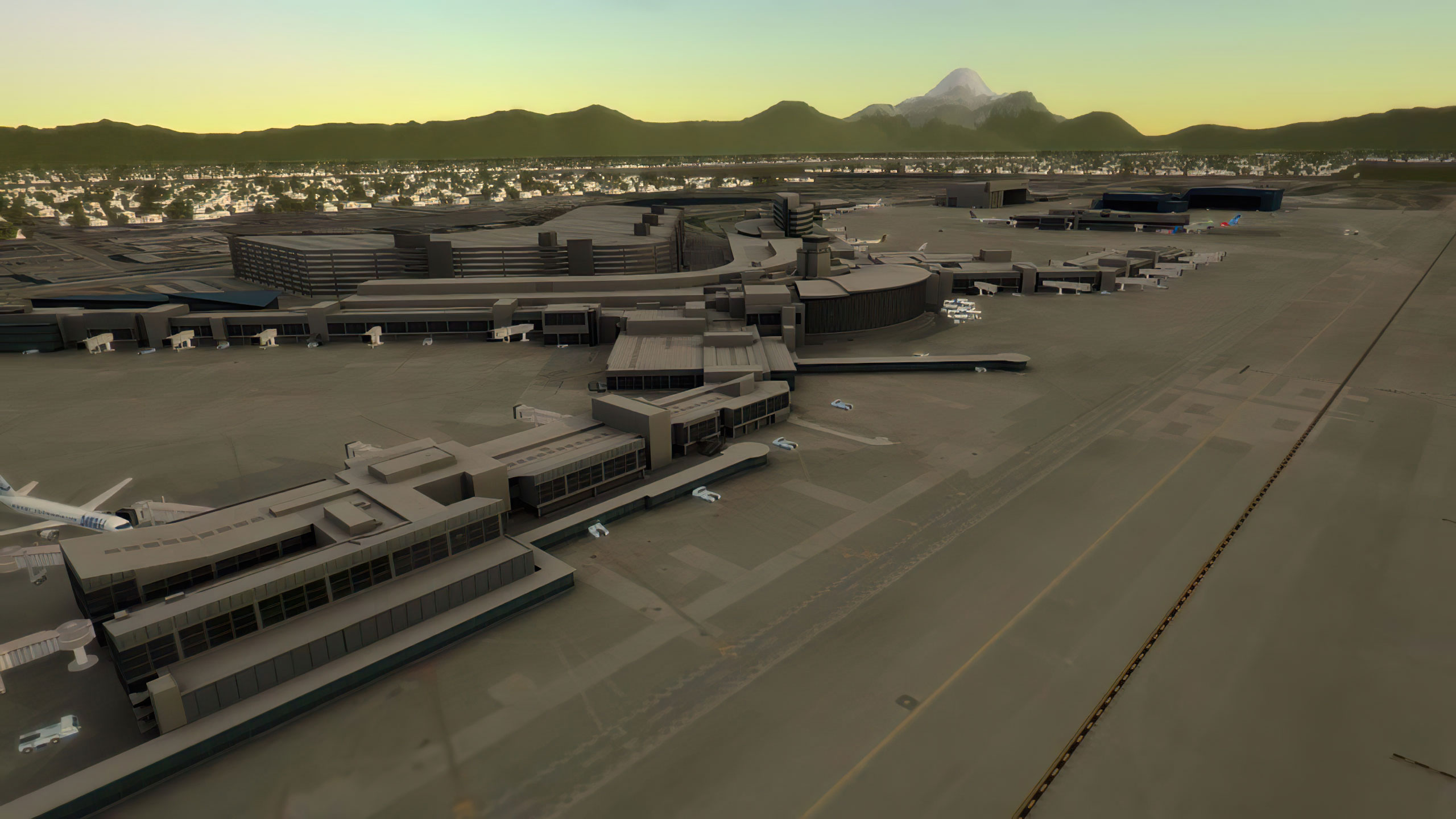 Seattle Tacoma International (KSEA) Expansion for Tower! 3D by feelthere