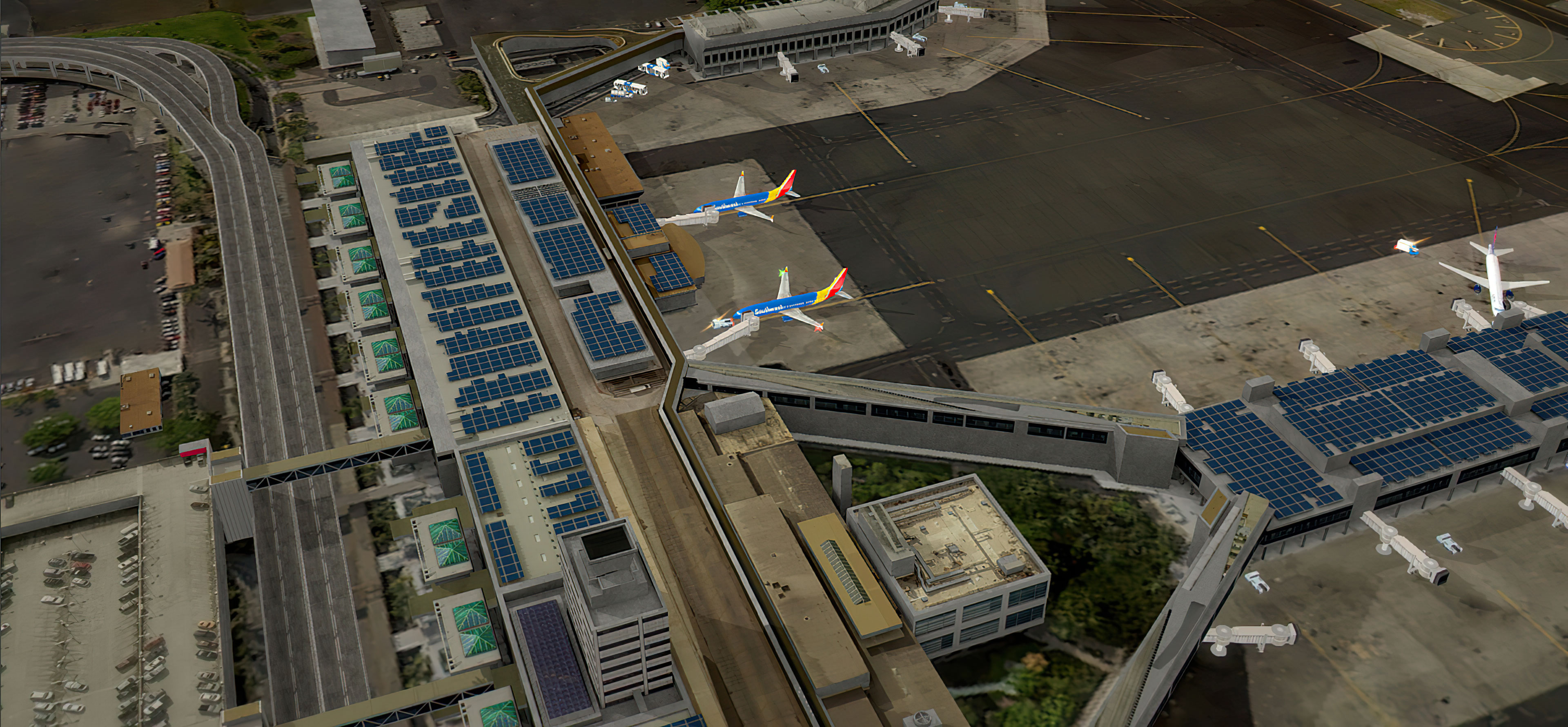 Honolulu International (PHNL) Expansion for Tower! 3D by feelthere