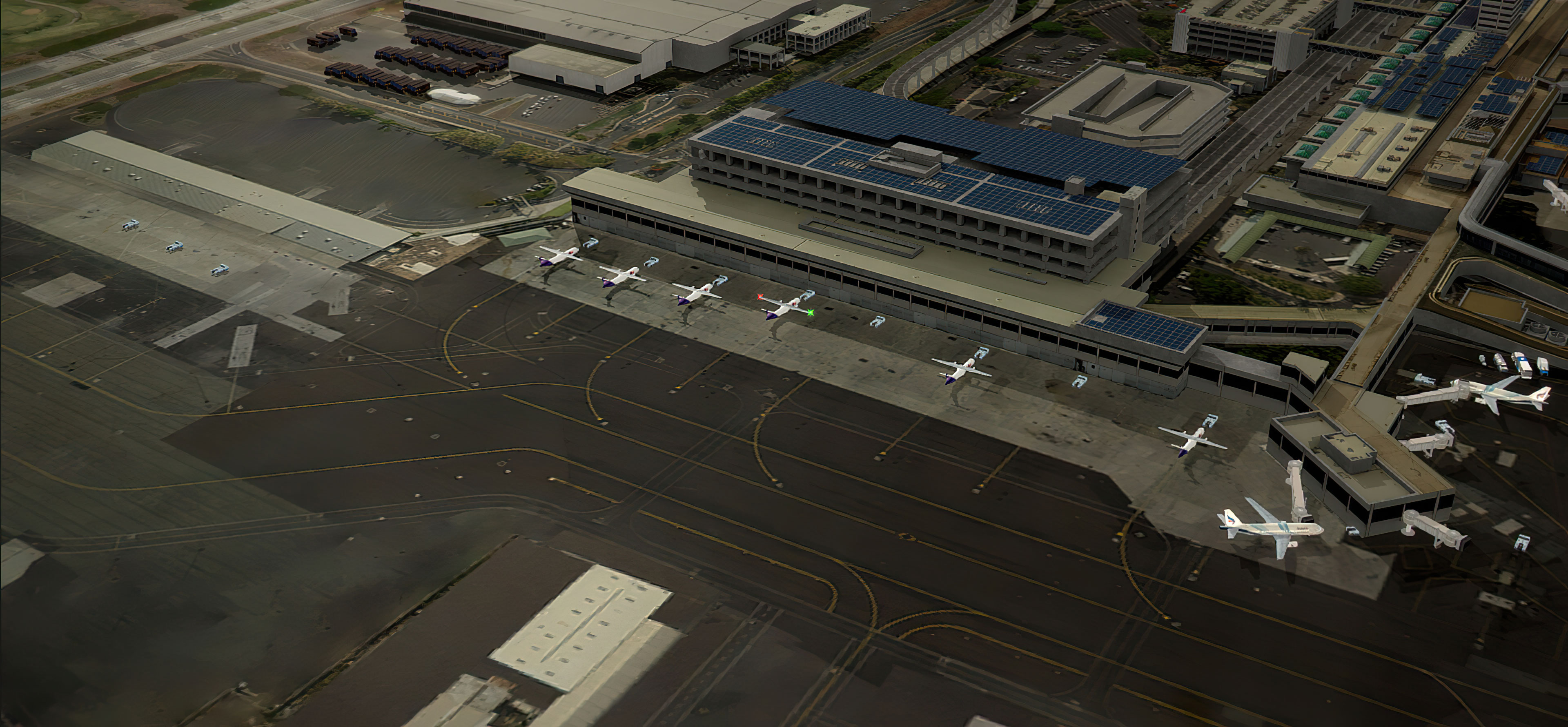Honolulu International (PHNL) Expansion for Tower! 3D by feelthere