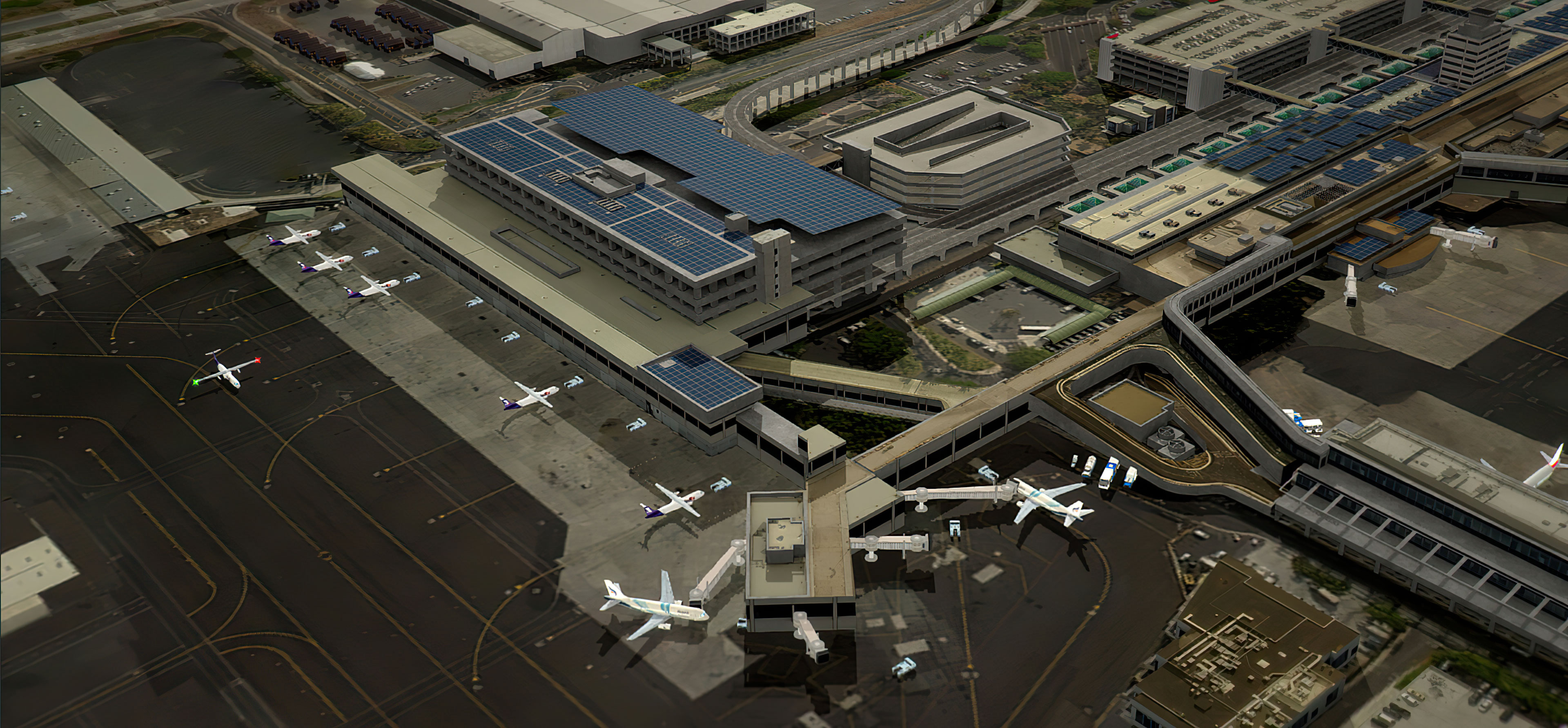 Honolulu International (PHNL) Expansion for Tower! 3D by feelthere