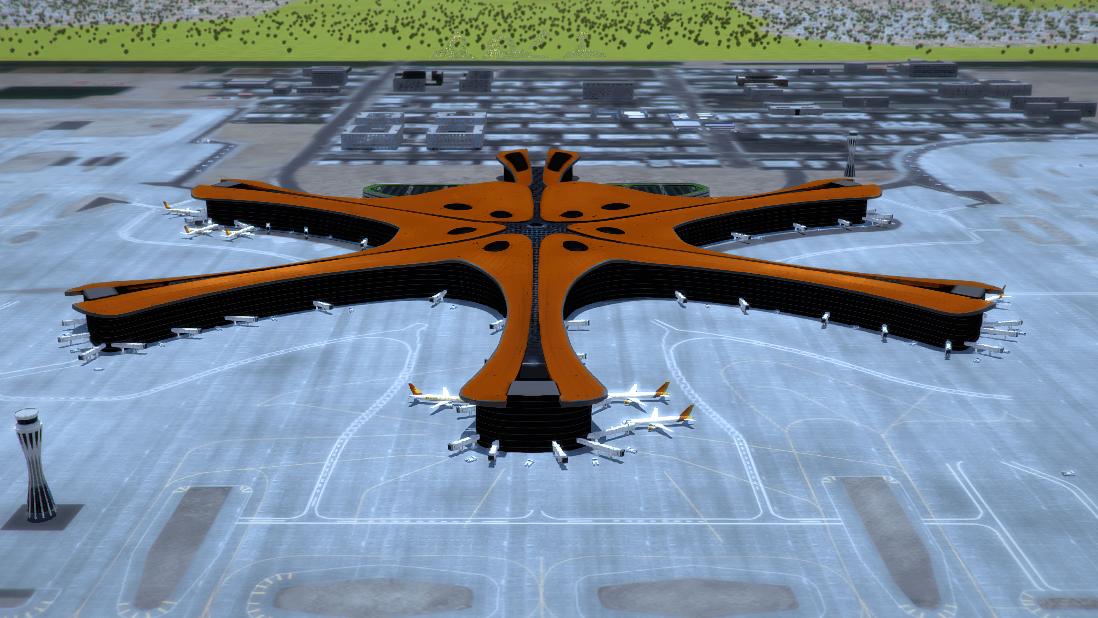 Daxing International (ZBAD) Expansion for Tower! 3D by feelthere