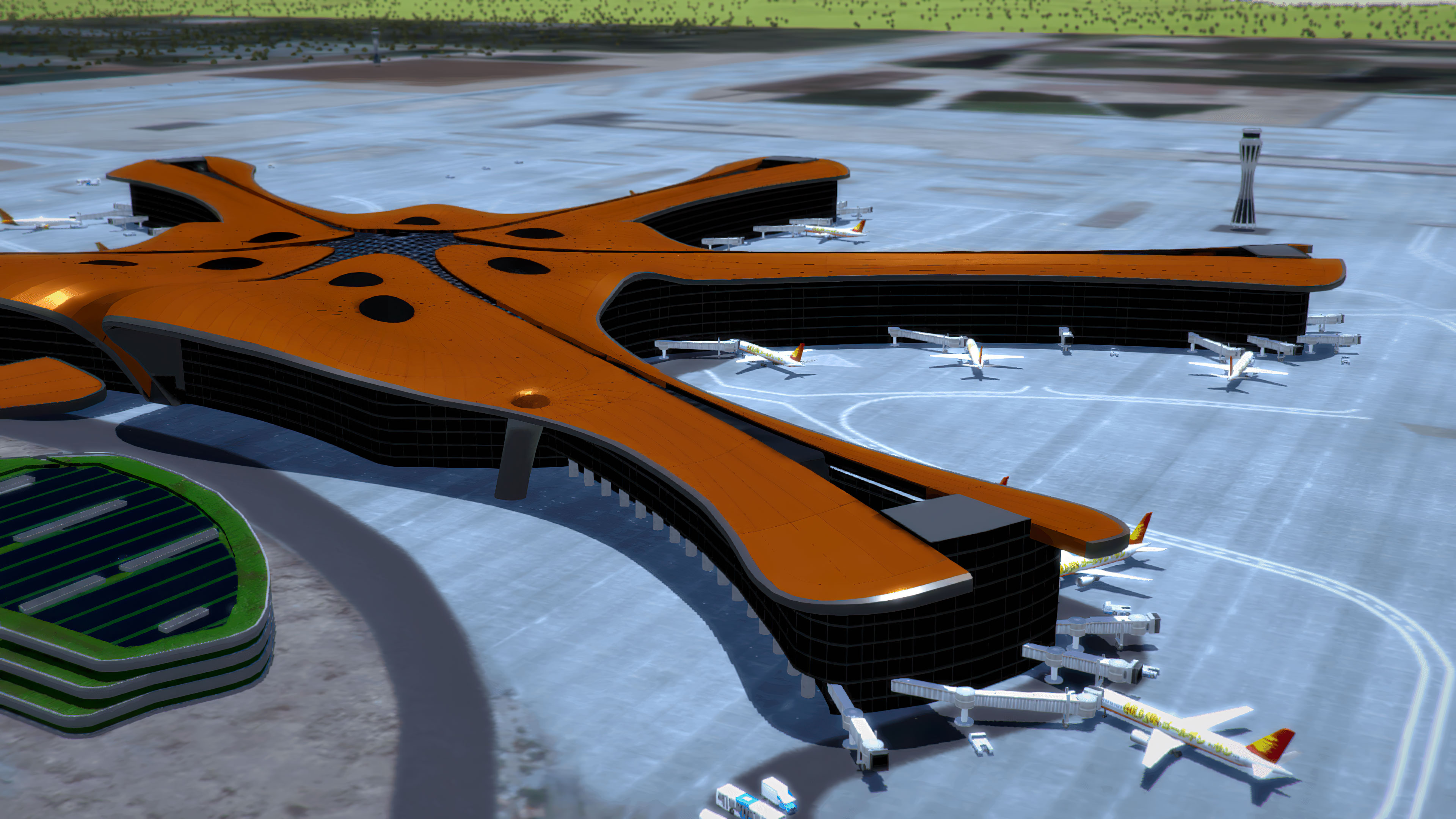 Daxing International (ZBAD) Expansion for Tower! 3D by feelthere