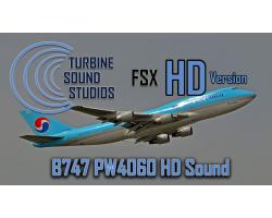 Boeing 747 PW4060 Sound Pack for FSX/P3D by Turbine Sound Studios