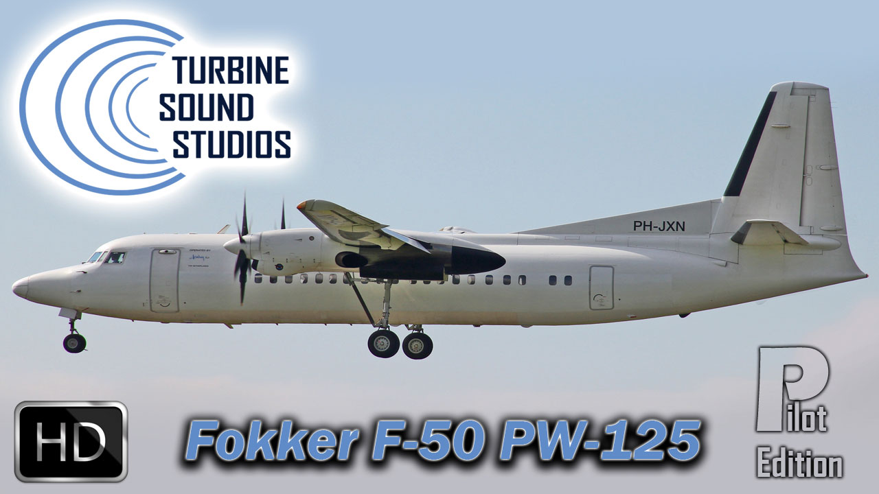 Fokker F-50 PW-125B HD Pilot Edition Sound Pack for FSX/P3D by Turbine ...