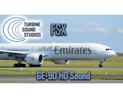 Boeing 777 GE-90 Sound Pack HD for FSX/P3D by Turbine Sound Studios