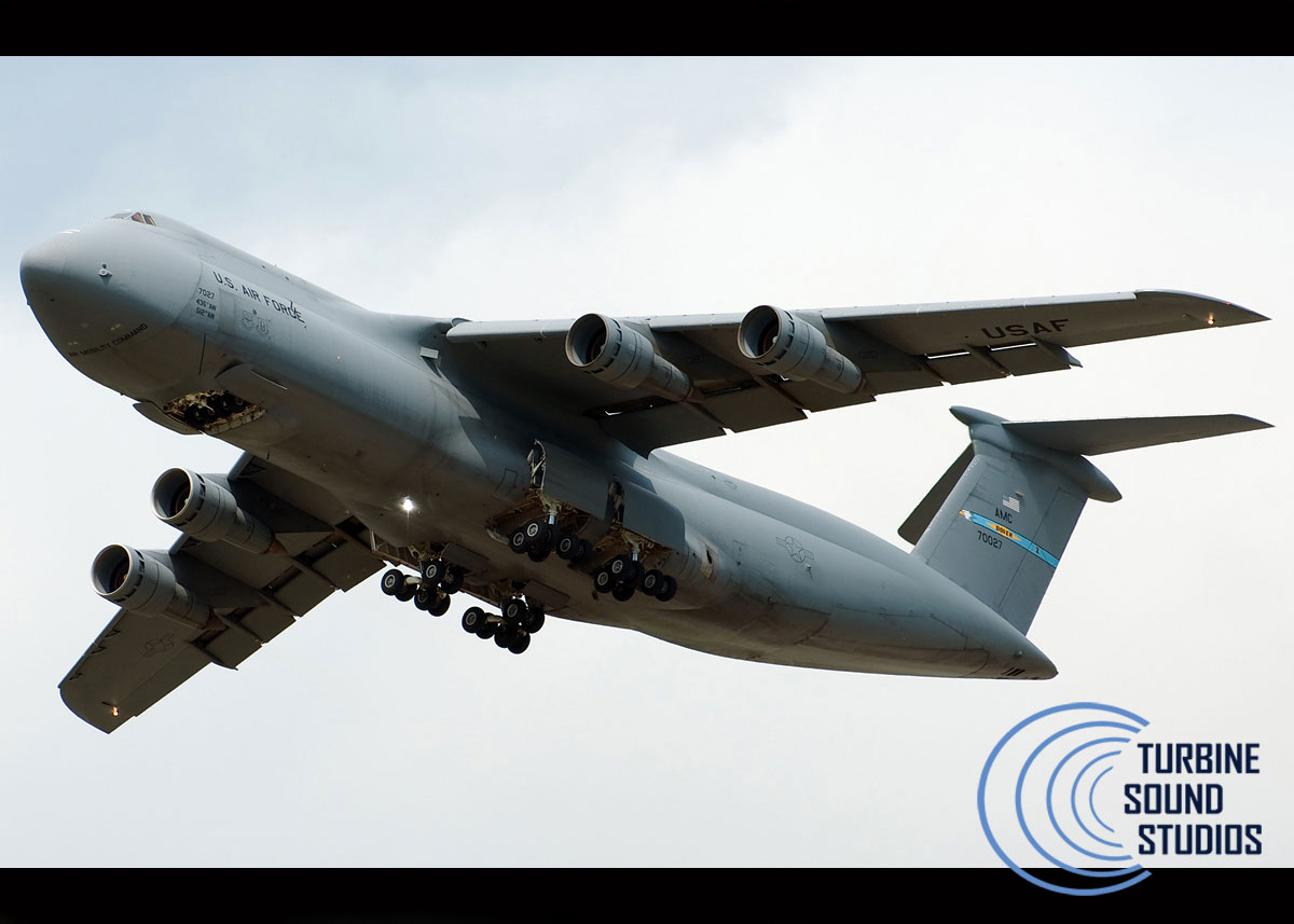 Lockheed C-5 Galaxy TF-39 Sound Pack for FSX/P3D by Turbine Sound Studios