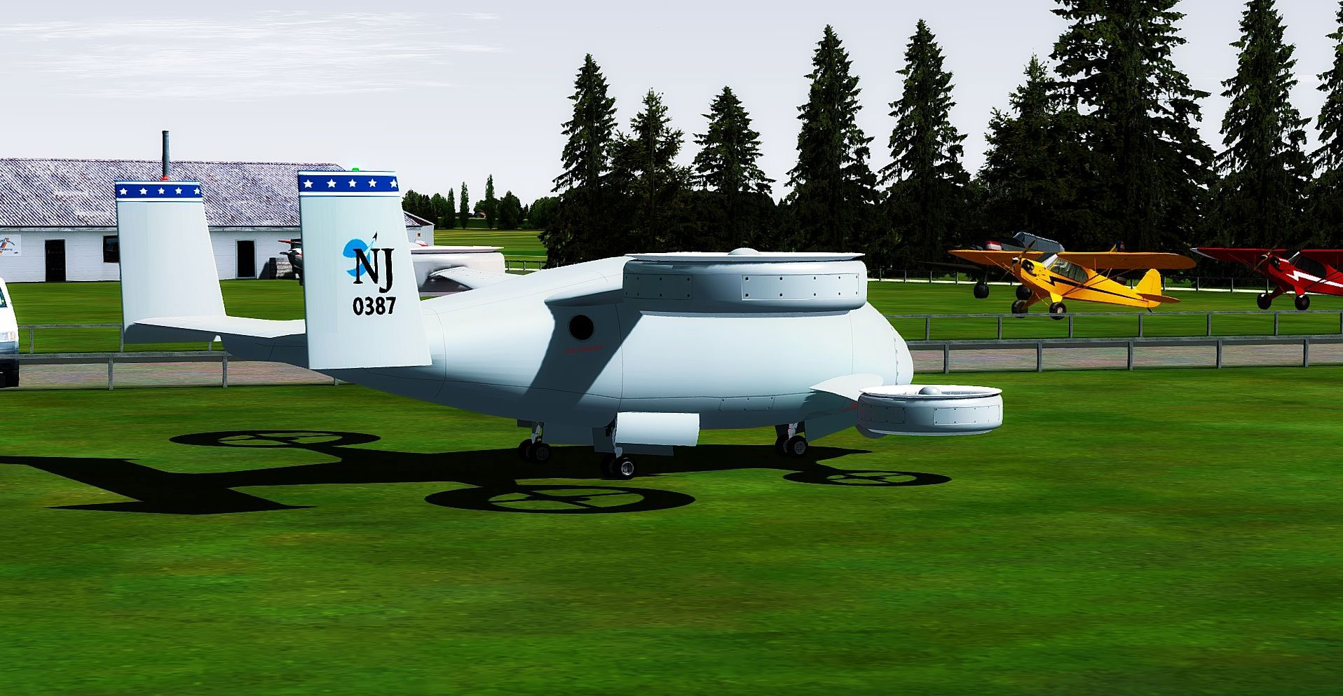 UV-4 V/STOL UAV for FSX/P3D by aeroG LLC