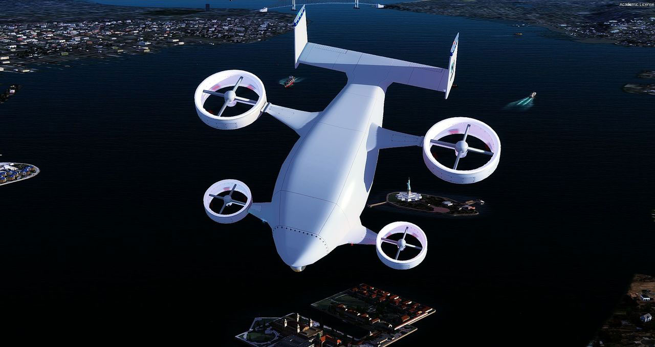 UV-4 V/STOL UAV for FSX/P3D by aeroG LLC