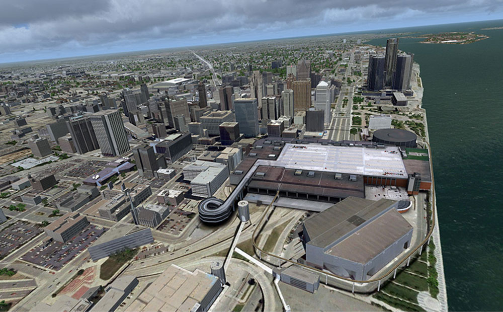 Detroit Scenery US Cities X for FSX/P3D by Aerosoft