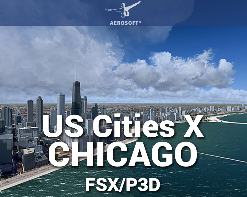 Chicago Scenery US Cities X for FSX/P3D by Aerosoft