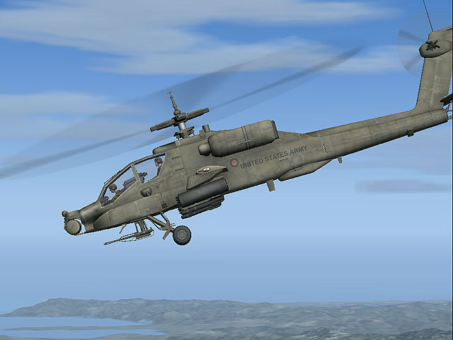 AH-64A Apache for FSX/FS2004 by Virtavia