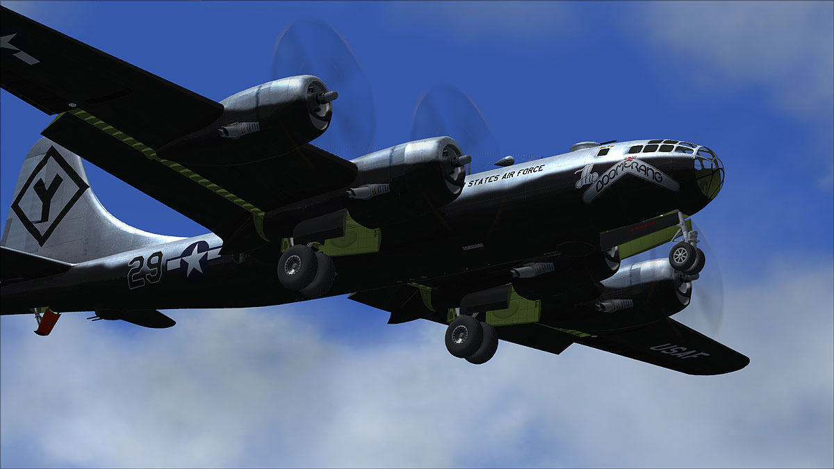 B-29A Superfortress for FSX by Virtavia
