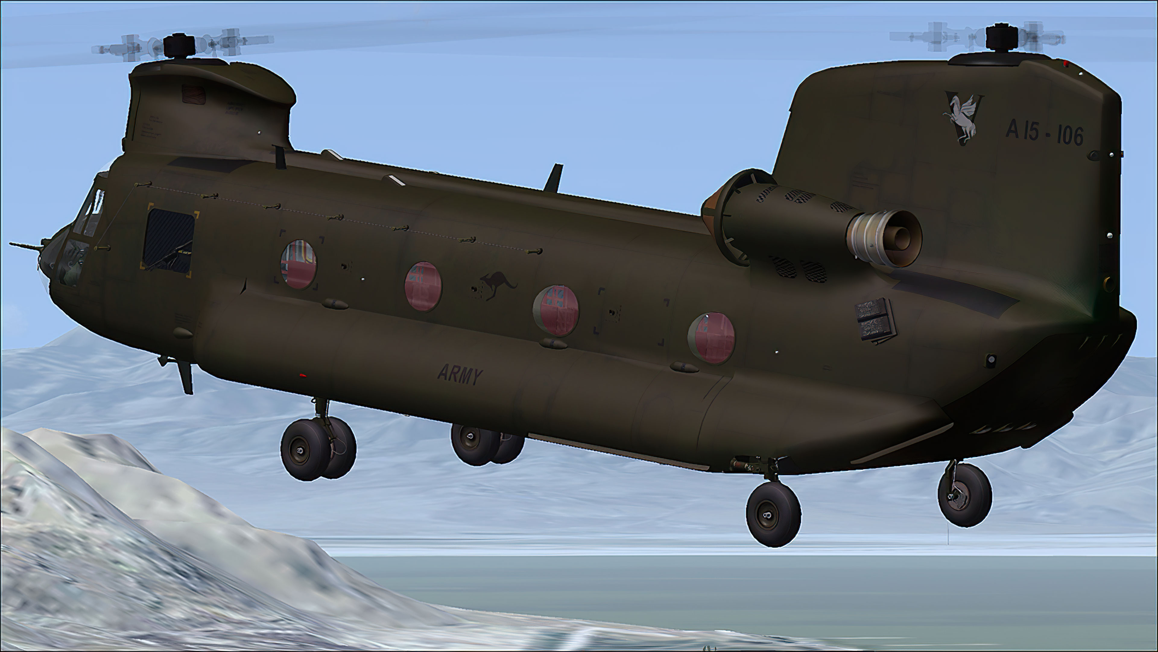 Boeing CH-47 Chinook for FSX by Virtavia