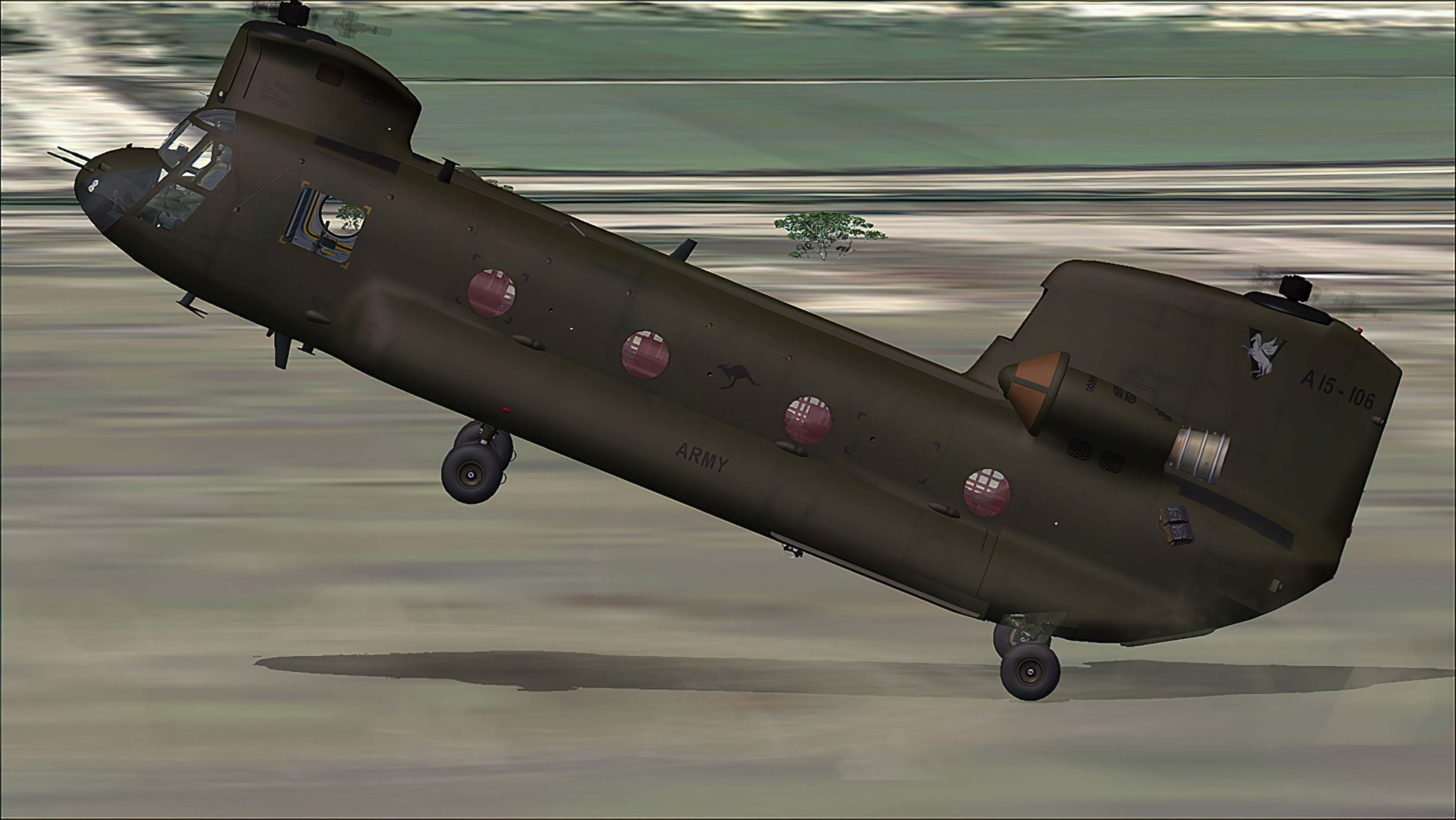 Boeing CH-47 Chinook for FSX by Virtavia