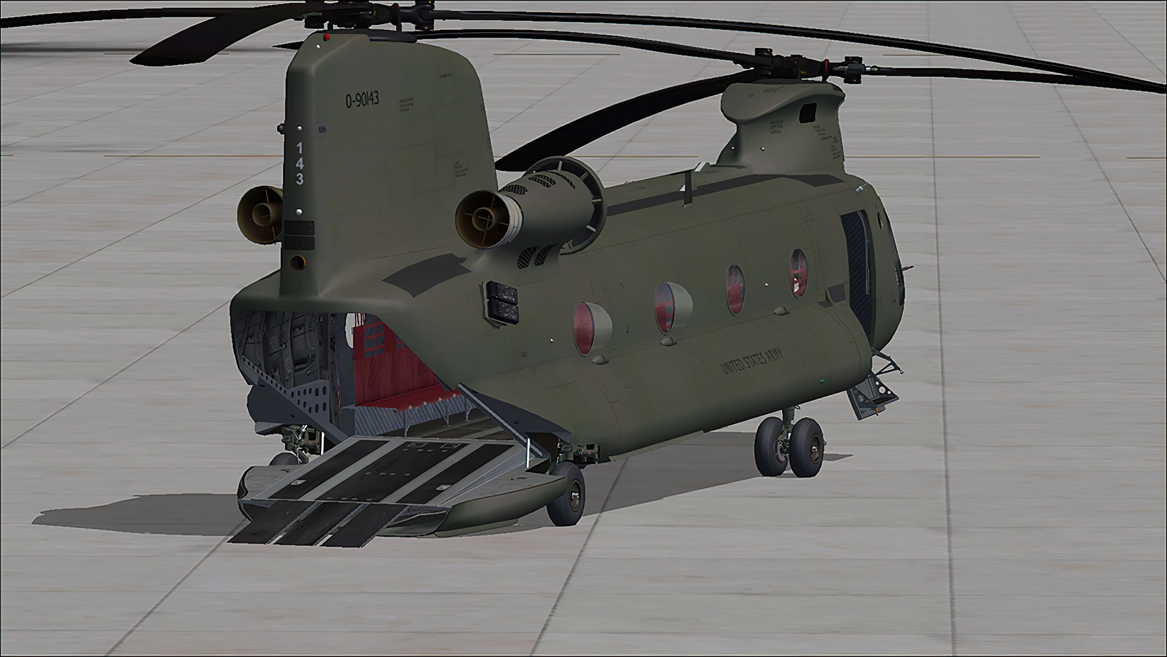 Boeing CH-47 Chinook for FSX by Virtavia