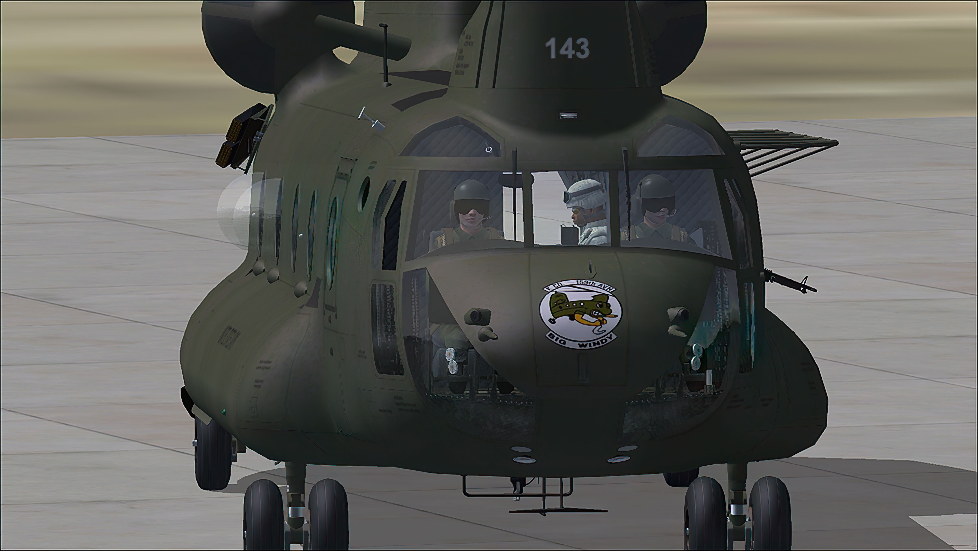 Boeing CH-47 Chinook for FSX by Virtavia
