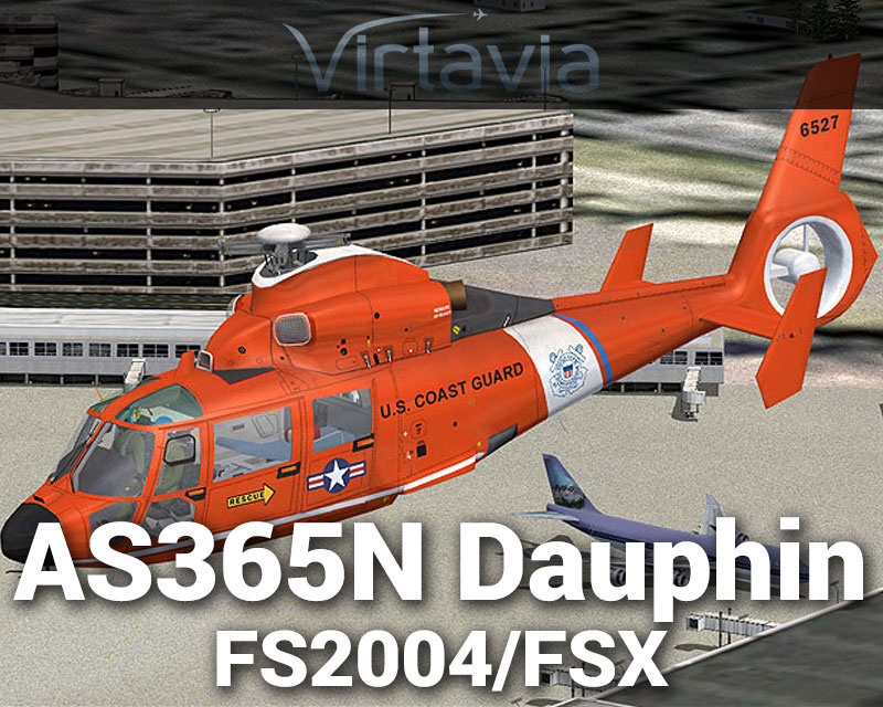 Coast Guard Dauphin Helicopter Fsx