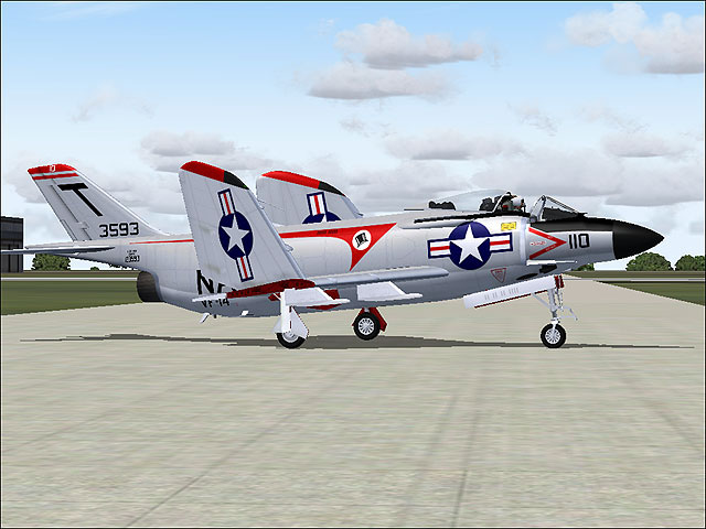 McDonnell F3H-2 Demon for FSX/FS2004 by Virtavia
