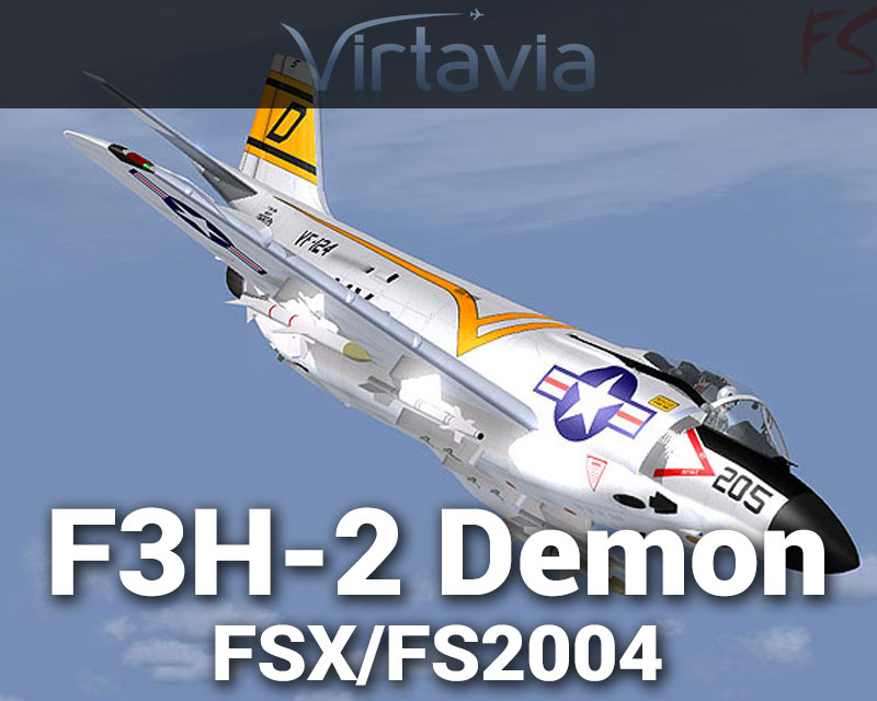 McDonnell F3H-2 Demon for FSX/FS2004 by Virtavia