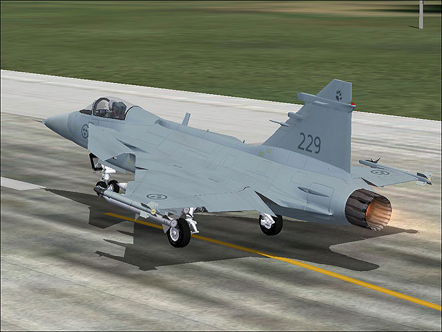 Saab Gripen for FSX/FS2004 by Virtavia