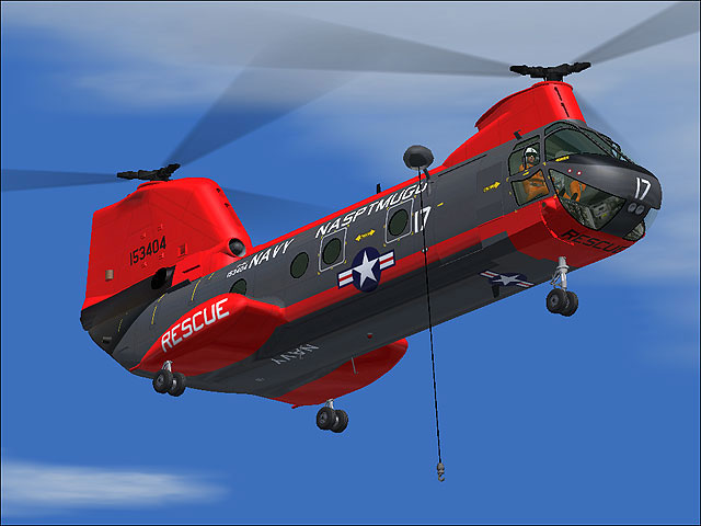 CH-46 Sea Knight for FSX/FS2004 by Virtavia