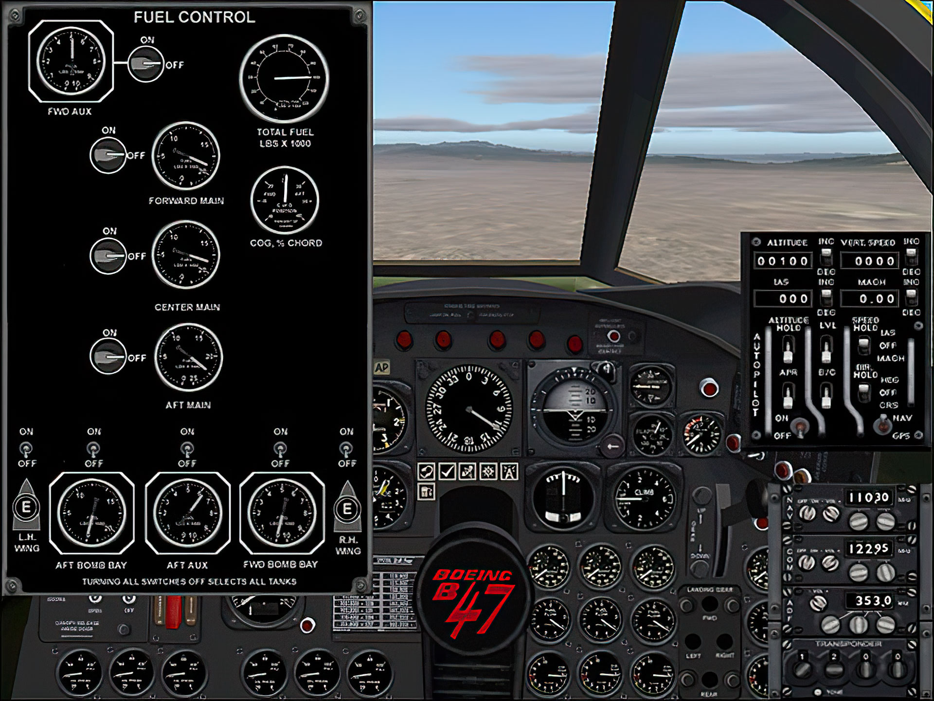 Boeing B-47E Stratojet for FSX/FS2004 by Virtavia