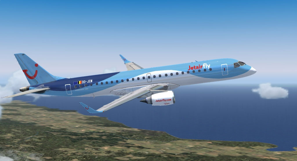 Embraer 190-195 Regional Jets for FS2004 by Virtualcol FS Software
