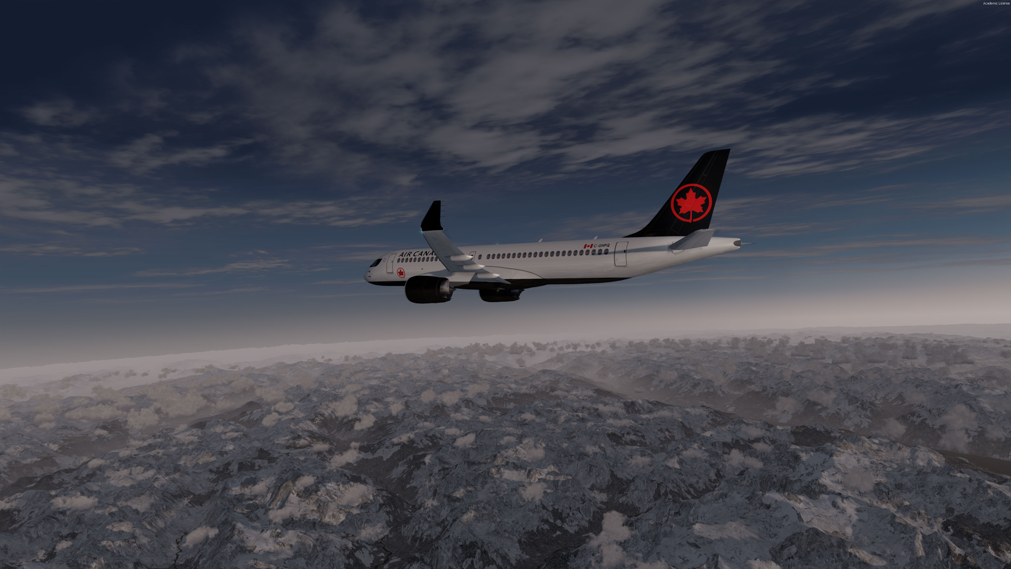 Airbus A220 Series Pack for FSX/P3D by Virtualcol FS Software