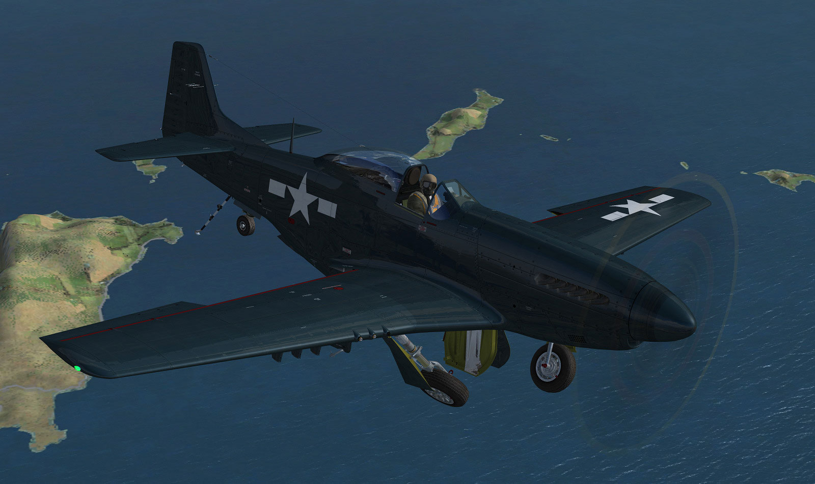 Mustang Tales: Post WWII and Navy Service for FSX by Warbirdsim