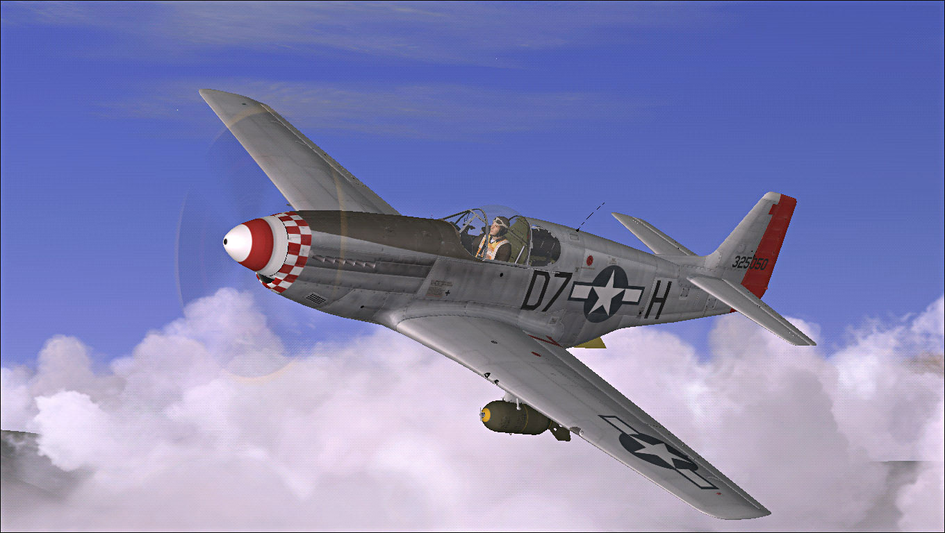 North American P-51 Mustang Fighter Leader II for FS2004 by Warbirdsim