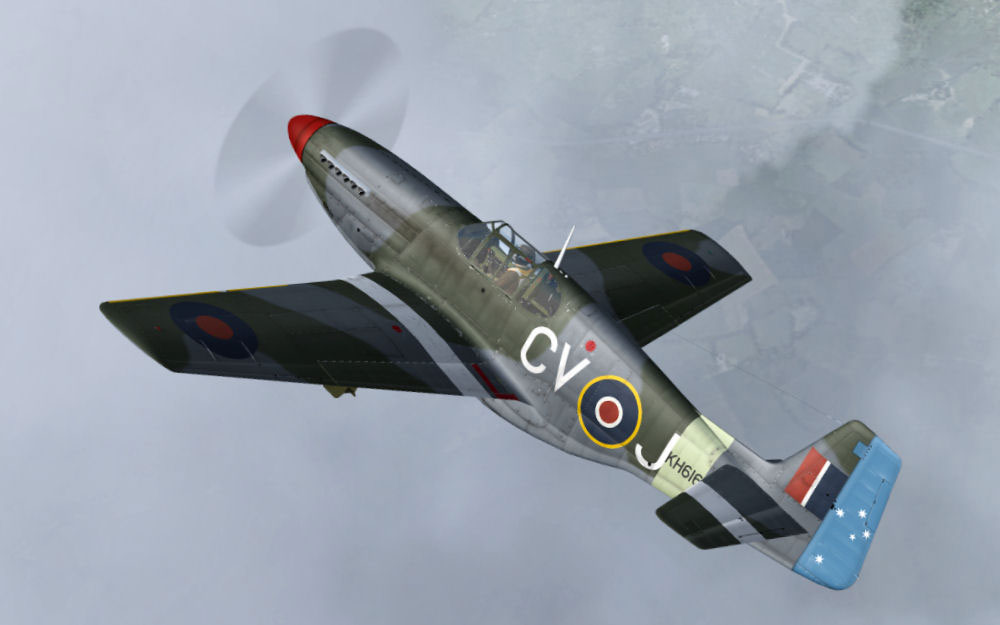North American P-51 Mustang Fighter Leader II for FS2004 by Warbirdsim