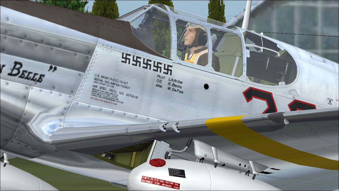 P-51 Mustang Fighter Leader for FSX by Warbirdsim