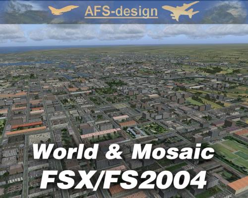 World & Mosaic v2 Global Scenery Enhancement for FSX by AFS-Design